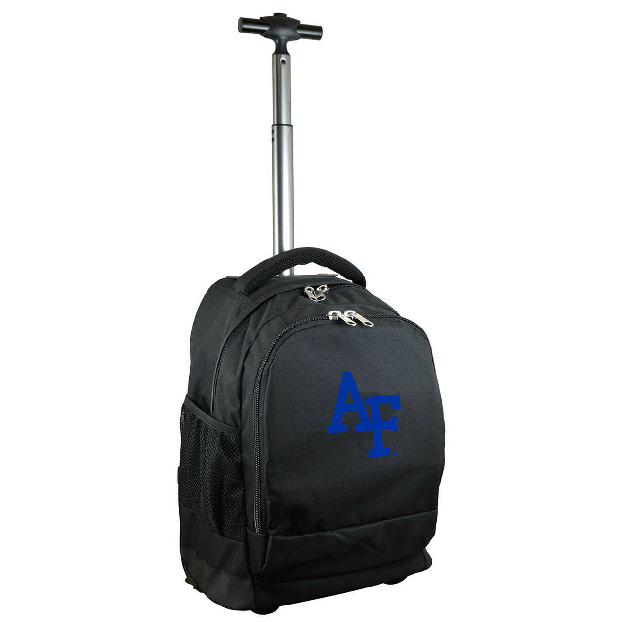 US Airforce Academy Premium Wheeled Backpack in Black – mojosportsbags