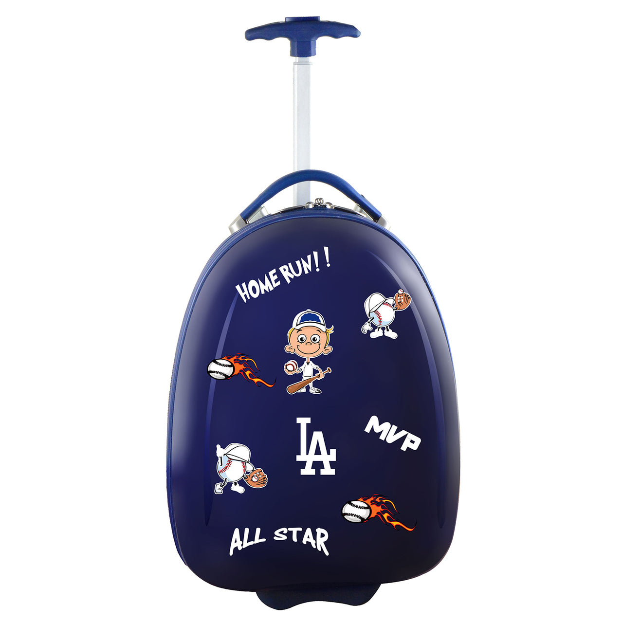 Los Angeles Dodgers Kids Rolling Pod Luggage in Blue – mojosportsbags